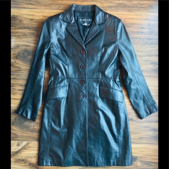 Dimitri Collection | Jackets & Coats | Black Leather Coat By Dimitri ...